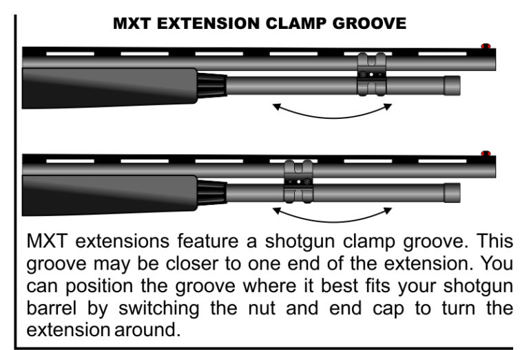Nordic Components MXT Magazine Extension Tube Kit - Snows Down Low