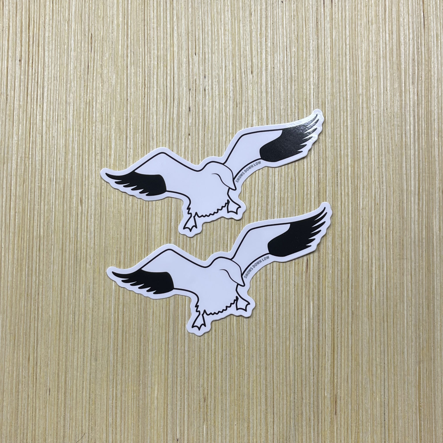Snow Goose Hunting Stickers and Decals - Snows Down Low