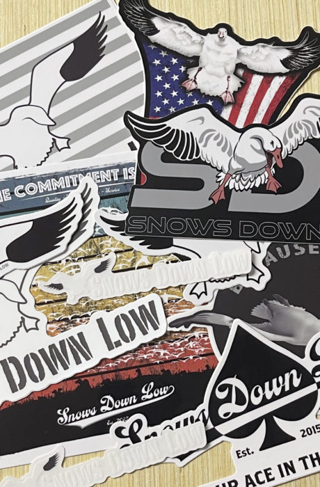 6" OG SDL Logo Stickers - Snows Down Low
